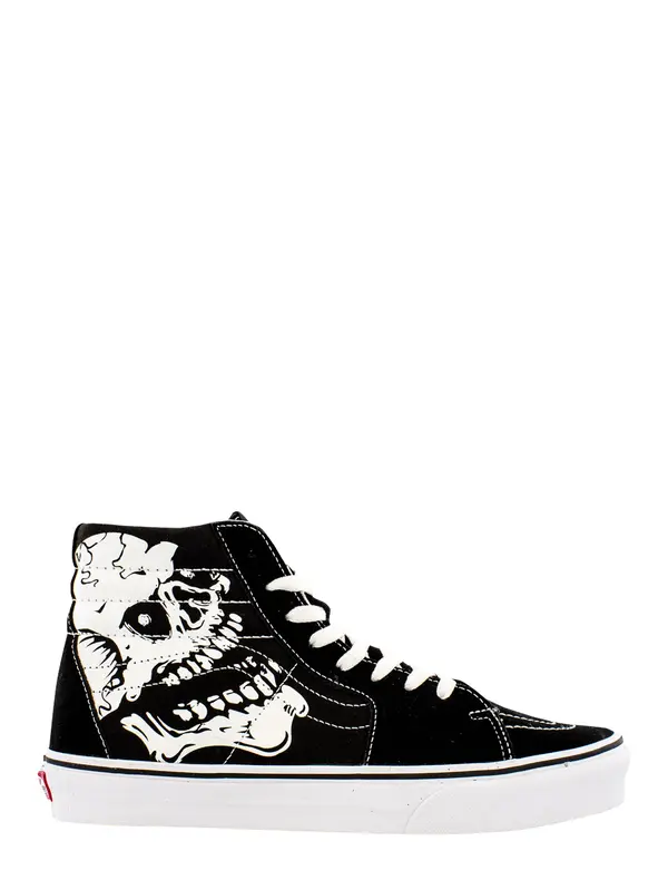 VANS Sk8-hi 'tm Glow Skulls' Sneakers - Black