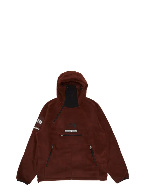 Supreme X The North Face Steep Tech Fleece Pullover - Brown