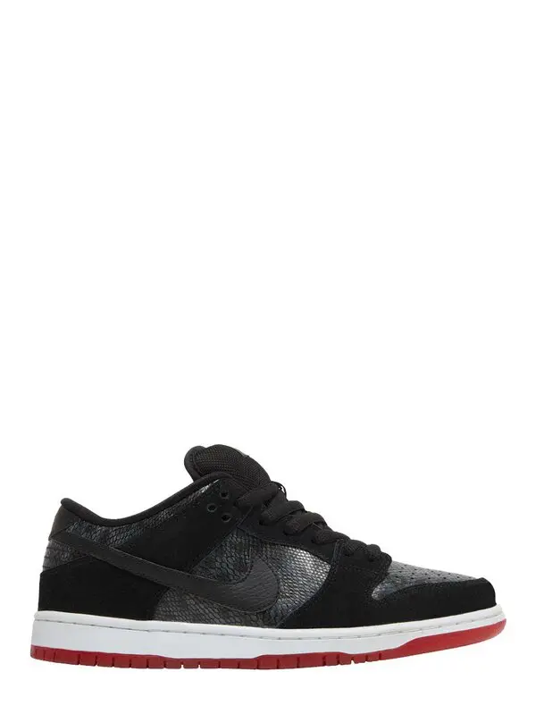 Nike Dunk Low Premium Sb 'snakeskin' Sneakers - Black