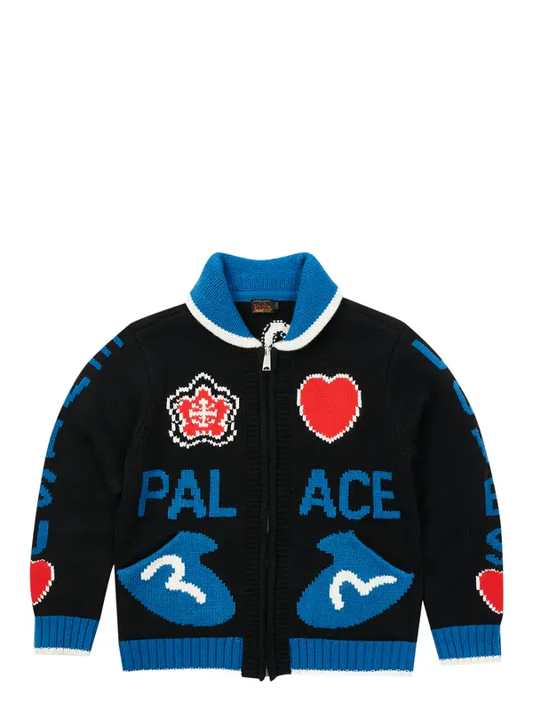 PALACE X Evisu Cowichan Knit - Black
