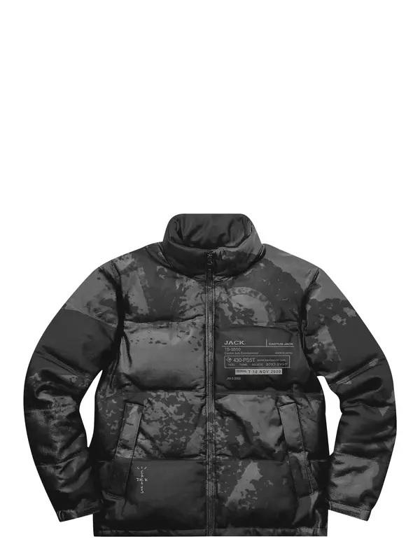 CACTUS JACK BY TRAVIS SCOTT X Ps5 System Reflective Down Puffer - Black