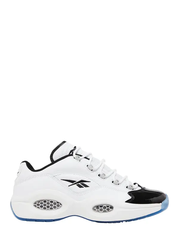 REEBOK Question Low Patent Leather Sneakers - White