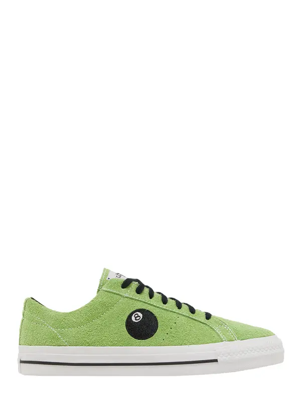 CONVERSE Stussy X One Star Pro Low '8 Ball' Sneakers - Green