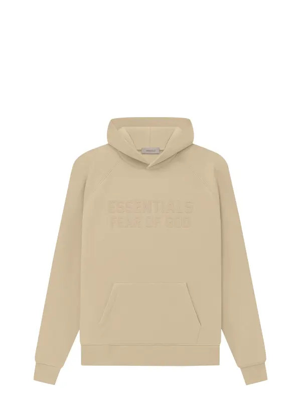 Fear Of God Fleece-back Cotton-blend Hoodie - Tan