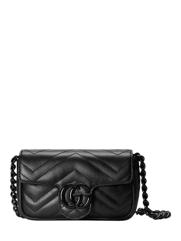 Gucci Gg Marmont Belt Bag - Black