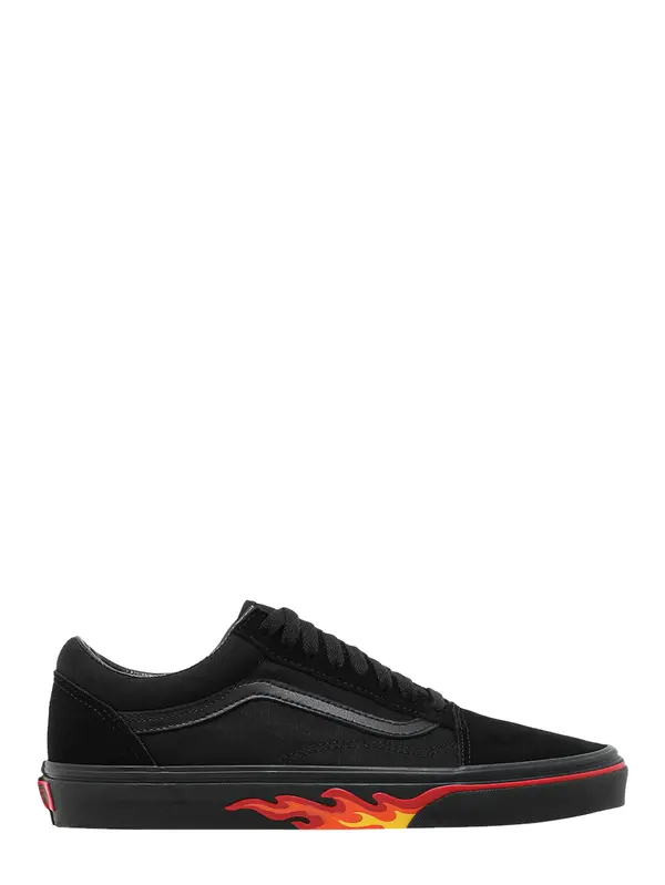 VANS Old Skool Flame Wall Sneakers - Black