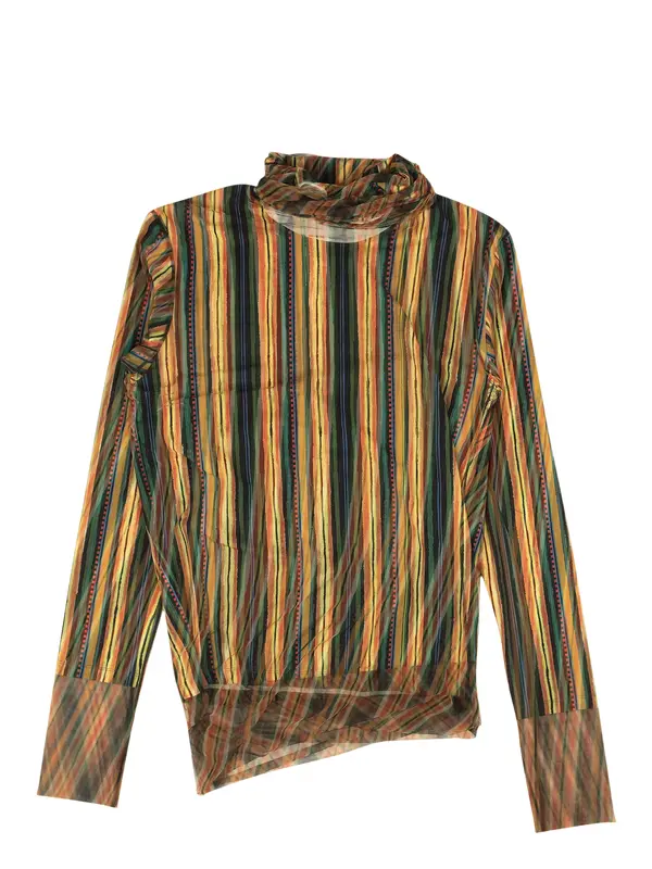 Y/project Printed Mesh Turtleneck - Multi-color
