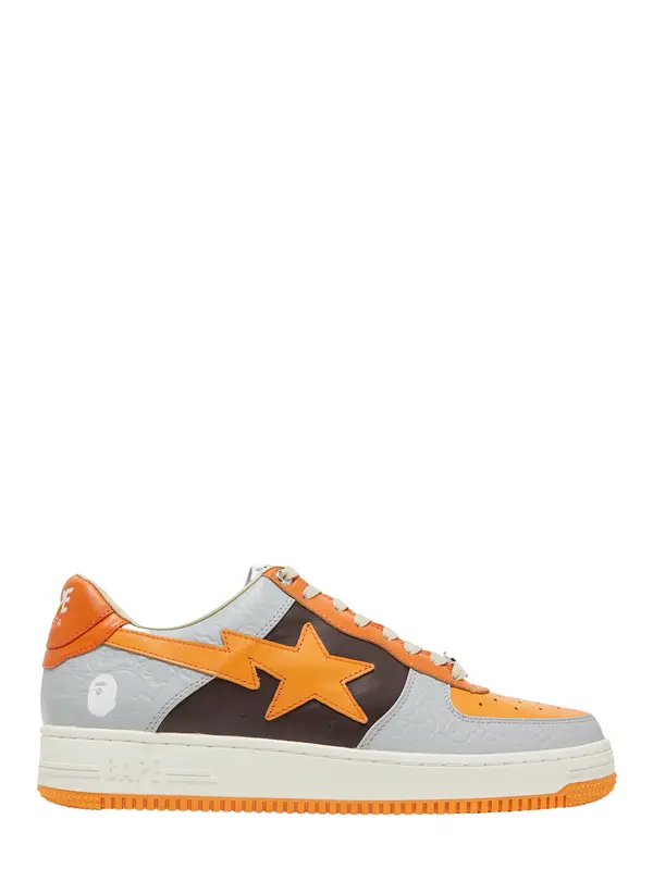 BAPE Bapesta Low M2 Sneakers - Orange