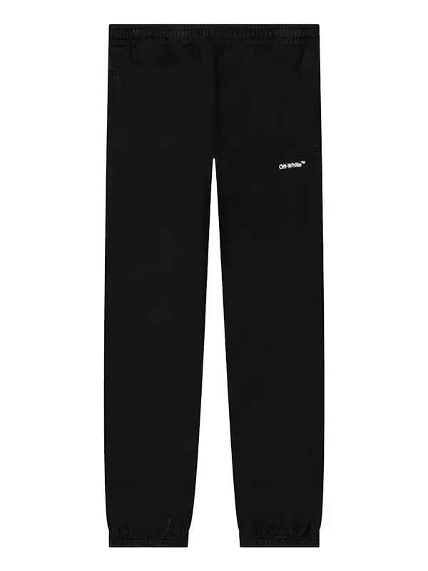 Off-White Wave Diag Slim Sweatpant /white - Black