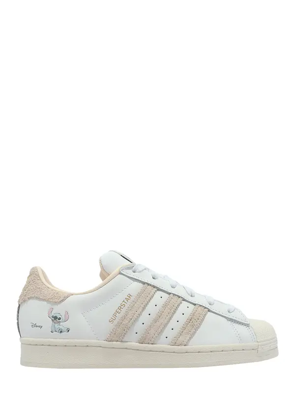 Adidas Disney X Superstar 'stitch' Sneakers - White