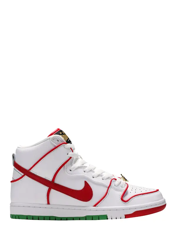 Nike Paul Rodriguez X Dunk High Premium Sb 'boxing' Sneakers - White