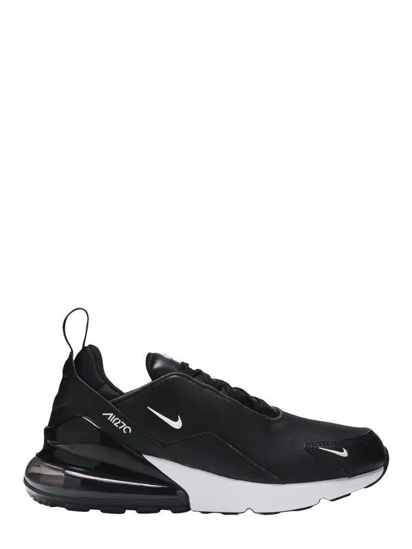 Nike Max 270 Premium Leather Sneakers - Black