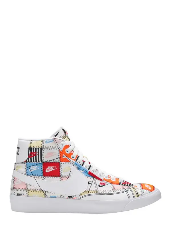 Nike Blazer Mid Patchwork High-top Sneakers - White