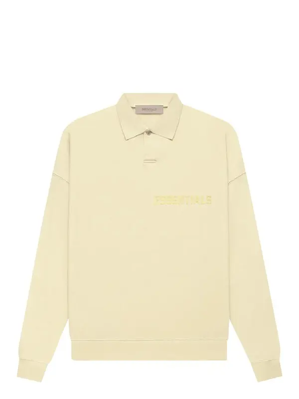 Fear Of God Long-sleeve Polo - Cream