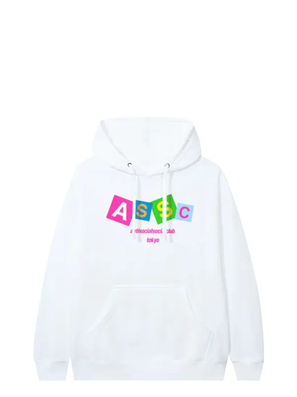 ANTI SOCIAL SOCIAL CLUB Angle Hair Hoodie - White