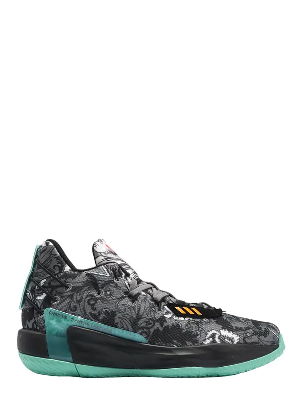 Adidas Dame Gca Floral Sneakers - Black