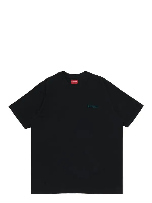 Supreme Washed Capital Short-sleeve Top - Black