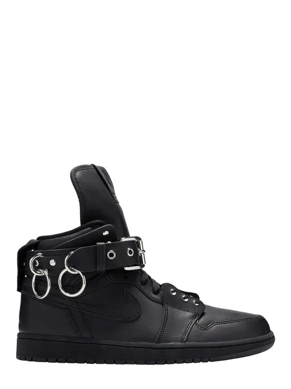 JORDAN Comme Des Garçons X 1 Retro Strap High - Black