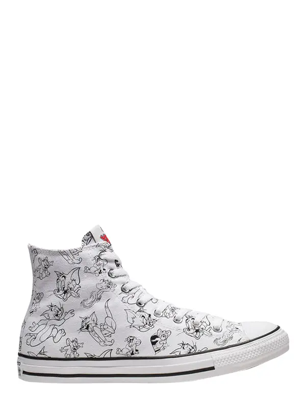 CONVERSE Tom And Jerry Chuck Taylor All Star High Sneakers - White