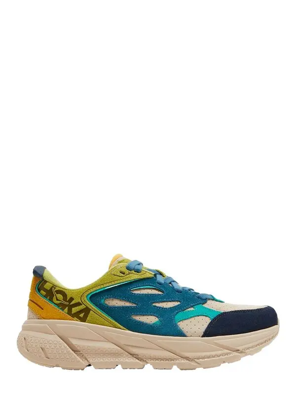 HOKA® Clifton L Suede Sneakers - Multicolor