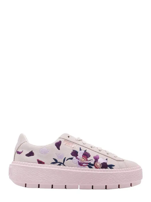 PUMA Suede Platform 'trace Flowery' Sneaker - Tan