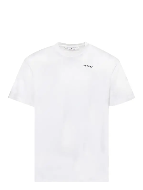 Off-White Caravag Arrow Over Short-sleeve Tee - White