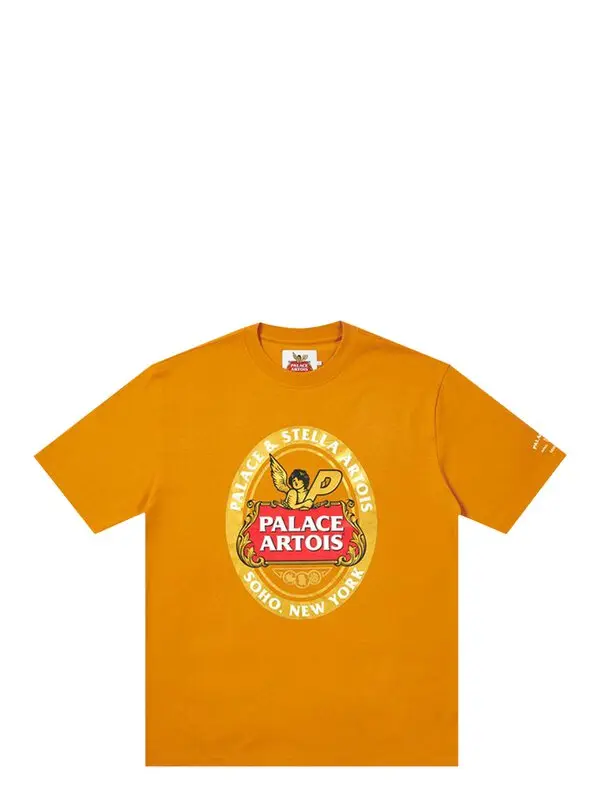 PALACE X Stella Artois Coaster T-shirt - Gold