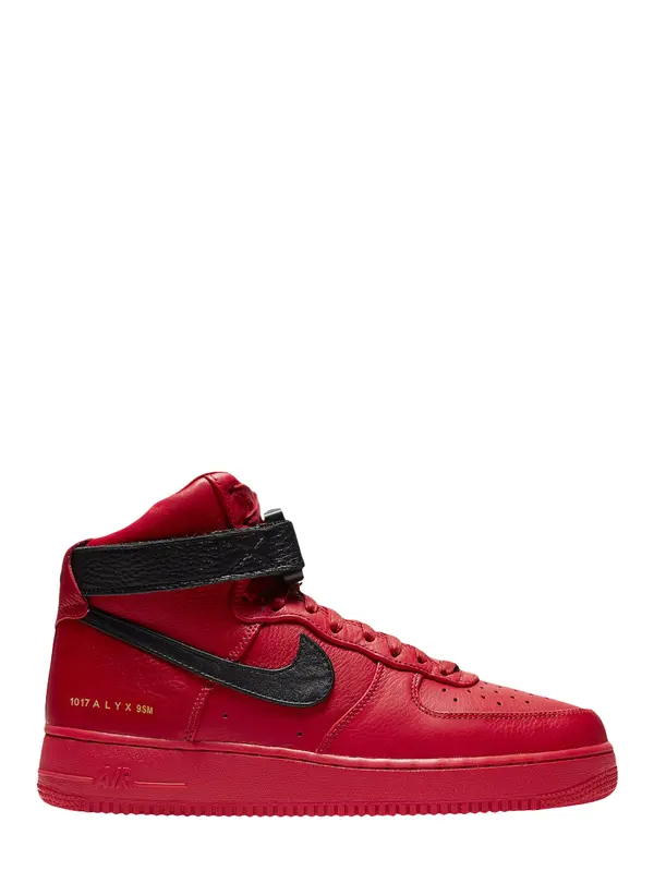 Nike X 1017 Alyx 9sm Air Force 1 High 'university Sneaker - Red