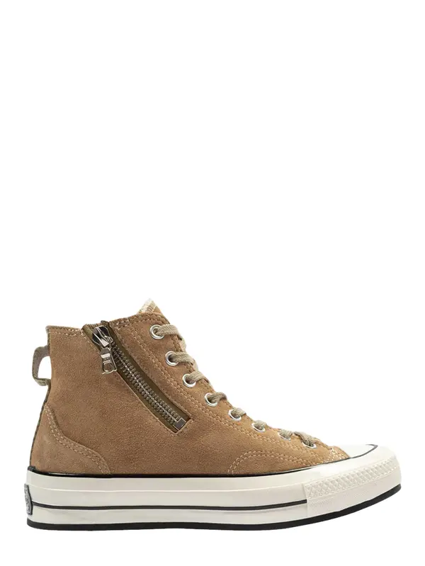 CONVERSE Chuck 70 High 'riri Zip' Sneakers - Brown