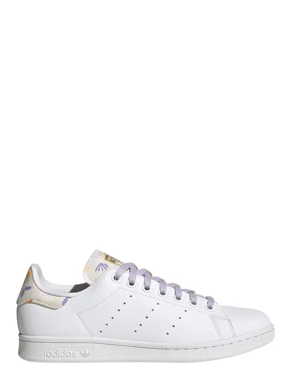 Adidas Stan Smith Floral Sneakers - White