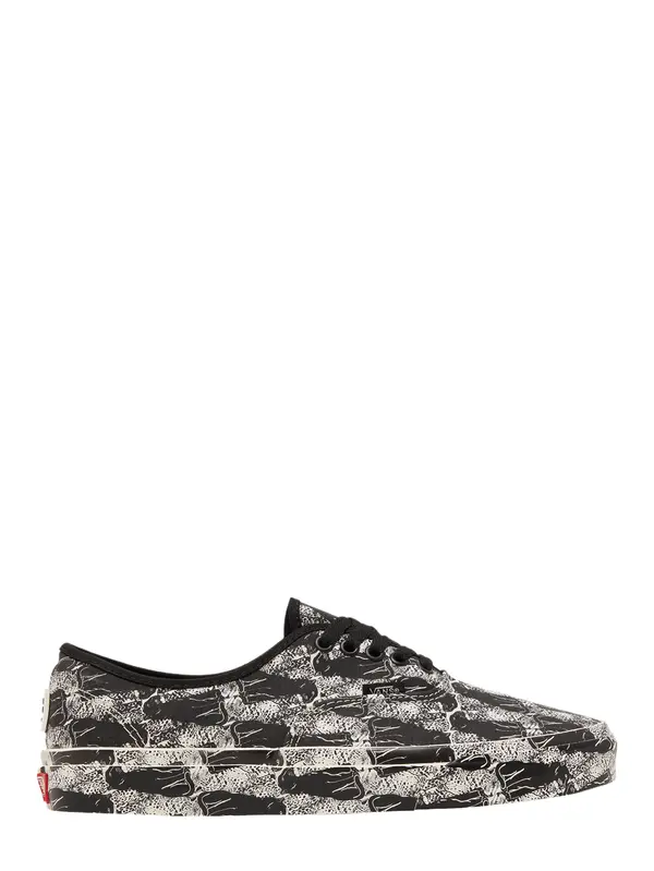 VANS Opening Ceremony X Authentic Leopard Checker Sneakers - Black