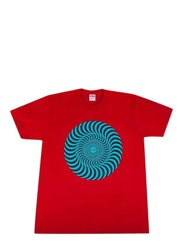 Supreme X Spitfire Classic Swirl T-shirt - Red