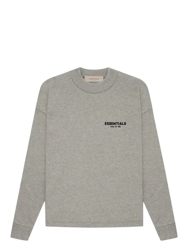 Fear Of God Long-sleeve Tee 'dark Oatmeal - Grey