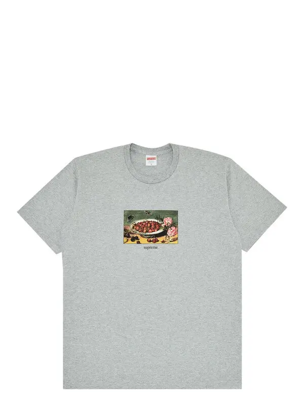 Supreme Strawberries Tee 'heather - Grey