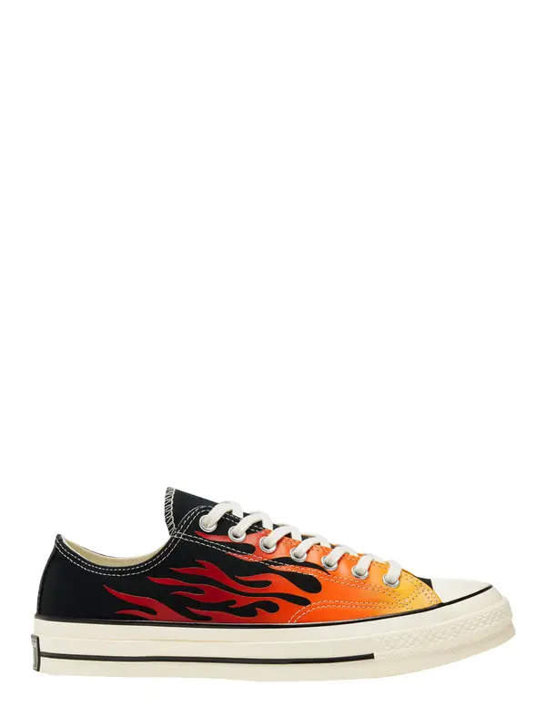 CONVERSE Chuck 70 Low Archival Flame Print - Black