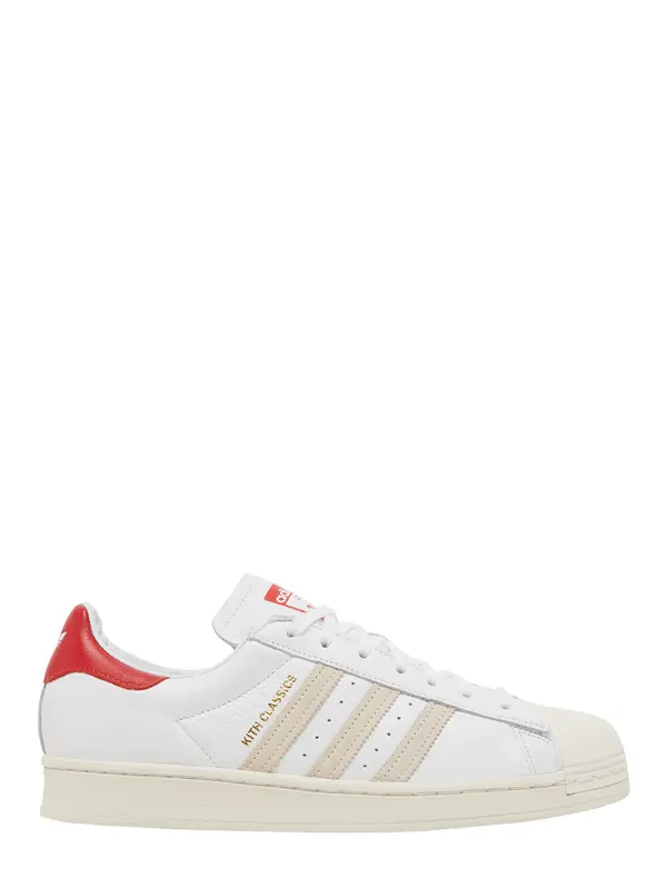 Adidas Kith X Superstar Classics Program Sneakers - White