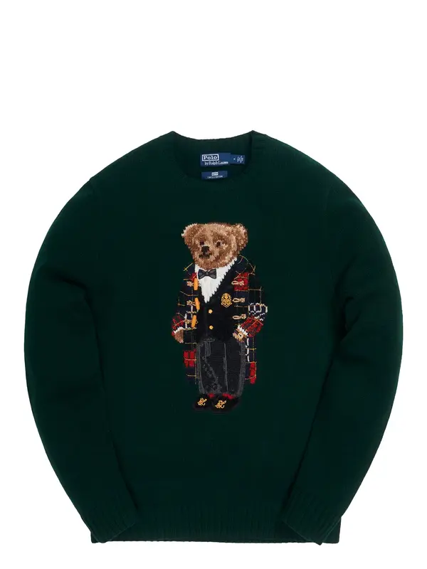 Kith X Polo Ralph Lauren Bear Crewneck - Green