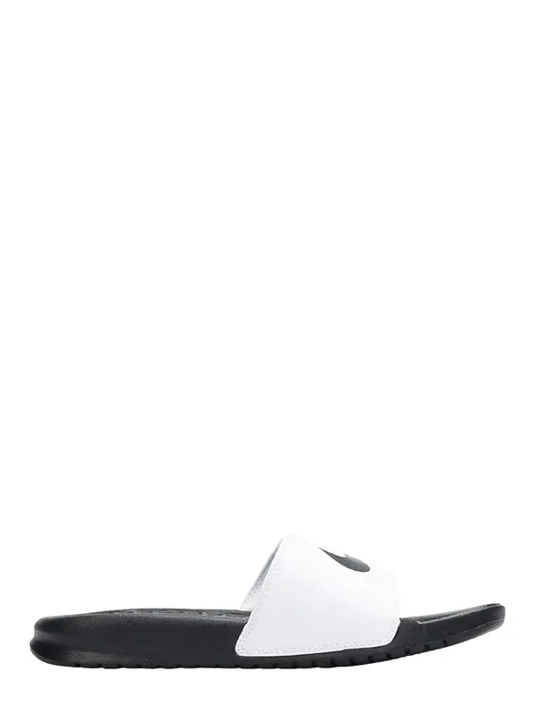 Nike Benassi Swoosh Slides - White