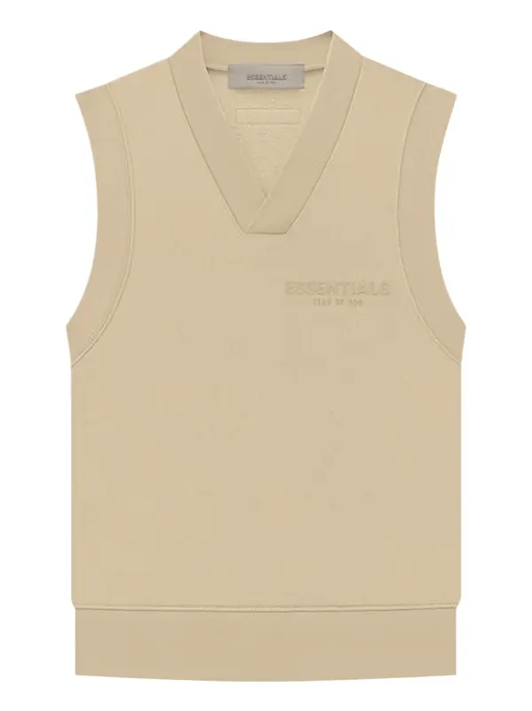 Fear Of God Pullover V-neck Vest - Cream