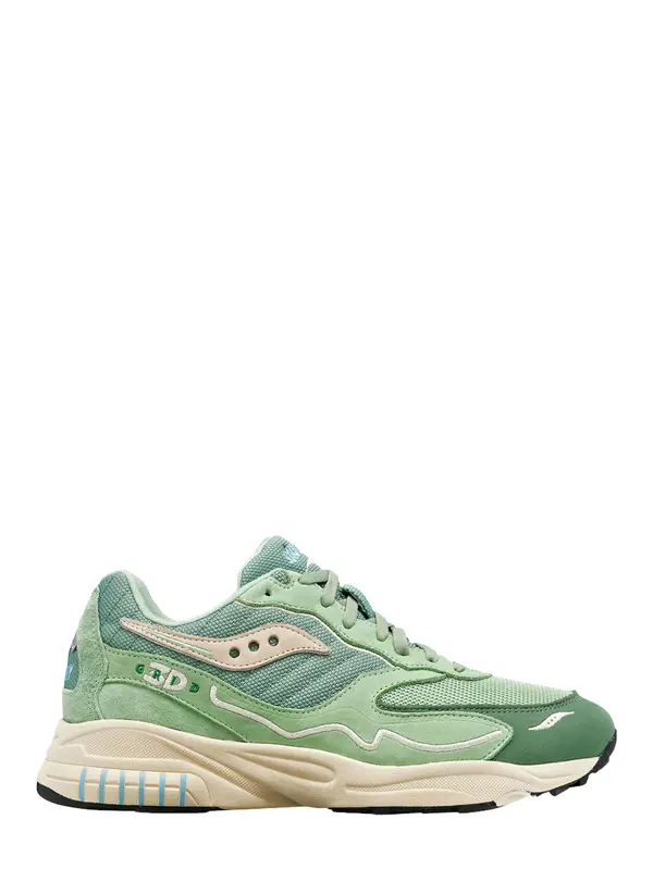 Saucony 3d Grid Hurricane Premium Sneakers - Green