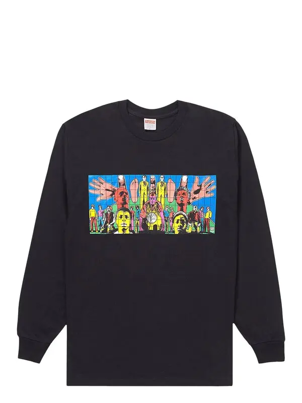 Supreme Gilbert And George Death After Life Long-sleeve Tee - Black