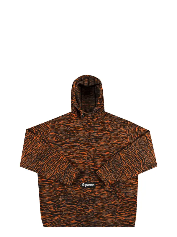 Supreme Polartec Hooded Sweatshirt - Orange