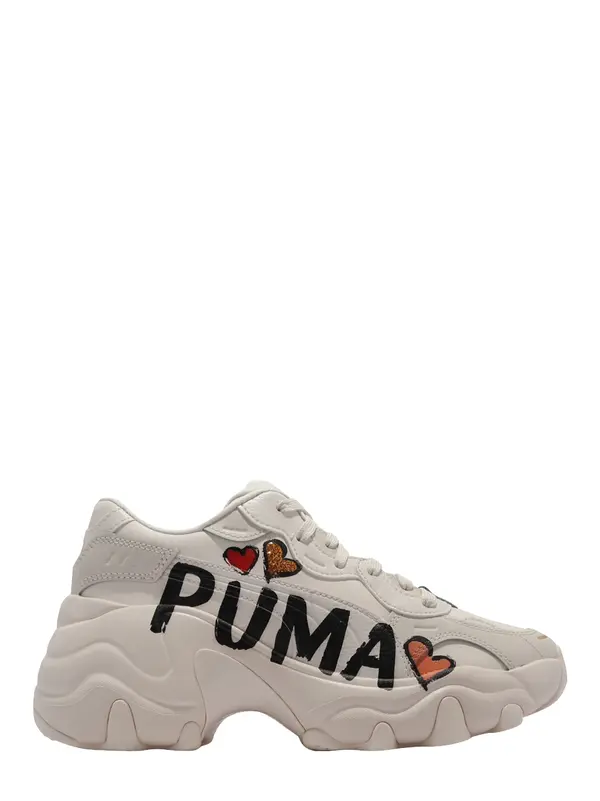 PUMA Pulsar Wedge Cn Logo Hearts Sneakers - White