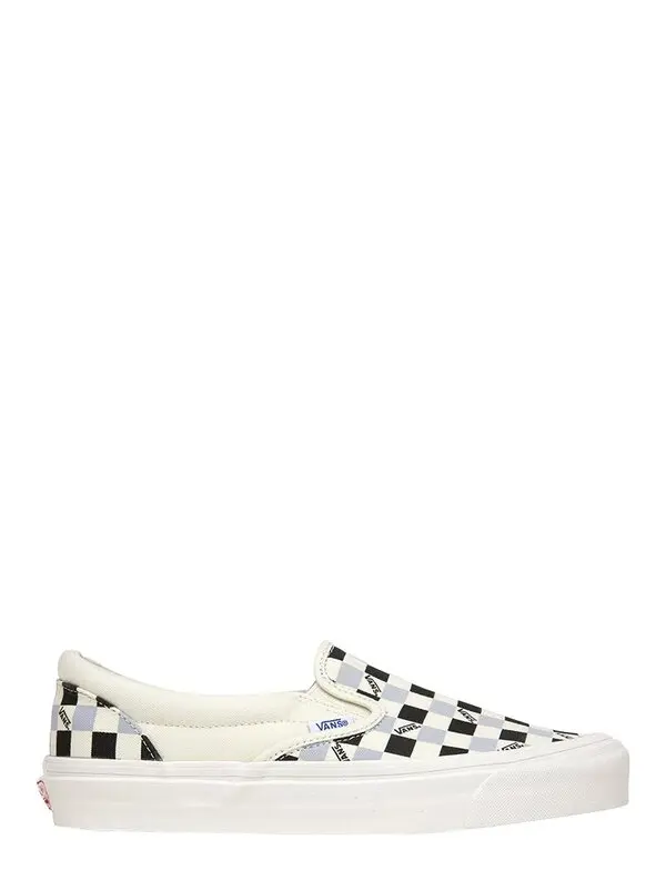 VANS Og Classic Slip-on Tri Check Sneakers - White
