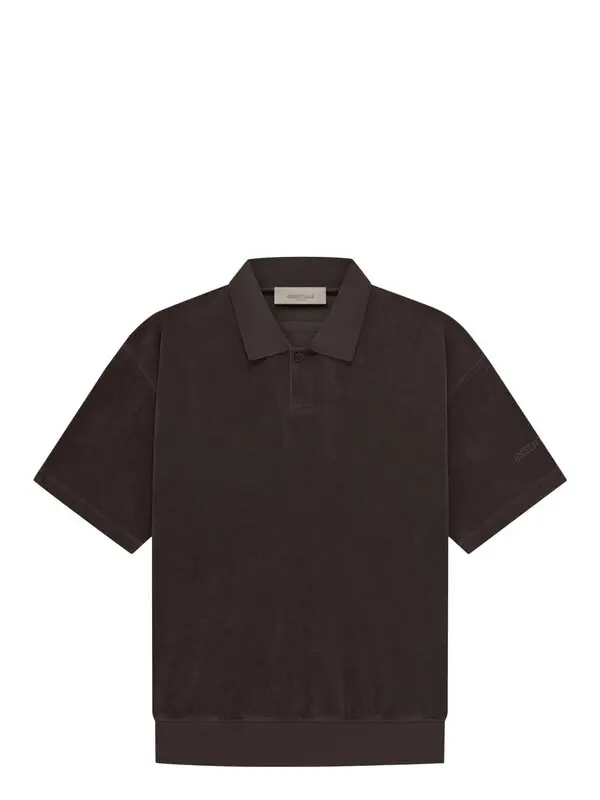 Fear Of God Terry Polo 'plum - Brown