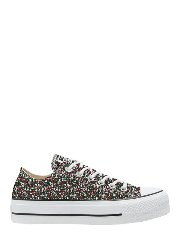 CONVERSE Chuck Taylor All Star Platform Low Vintage Floral - Black