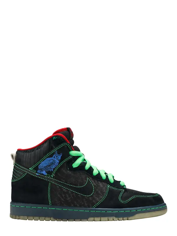 Nike Dunk High Premium Sb Twin Peaks Sneakers - Black