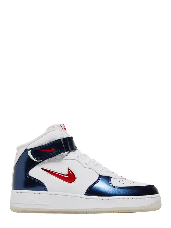 Nike Air Force 1 Mid Qs 'independence Day' Sneakers - White
