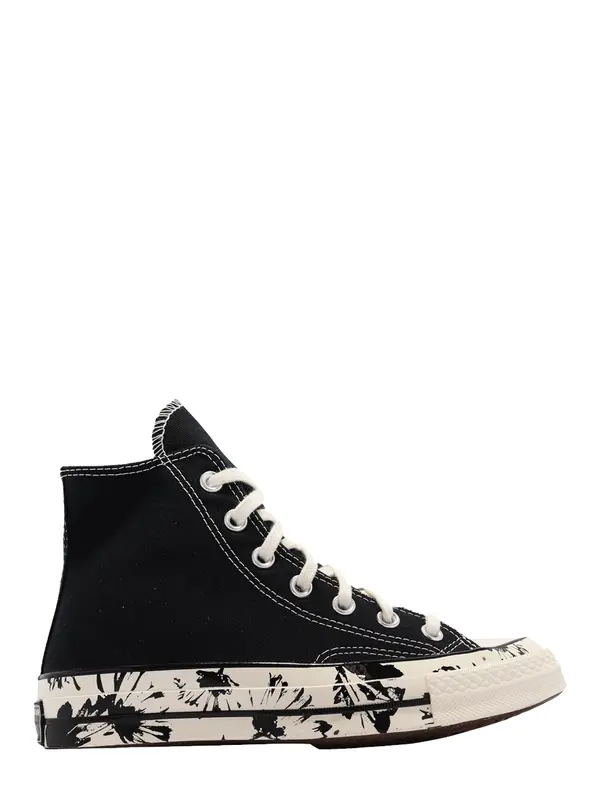 CONVERSE Chuck 70 High Hybrid Floral Sneakers - Black