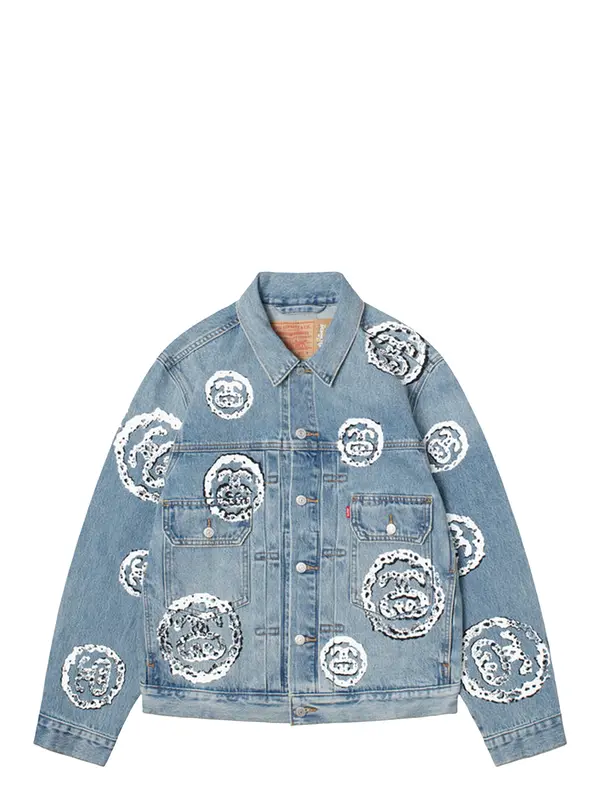 StÜssy X Denim Tears Type 2 Jacket - Blue